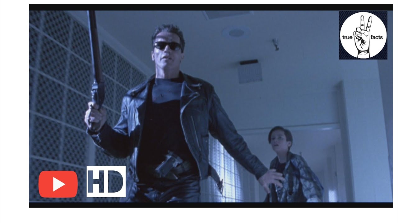 Terminator 2 bike chase scene(हिन्दी) |Arnold schwarzenegger - YouTube