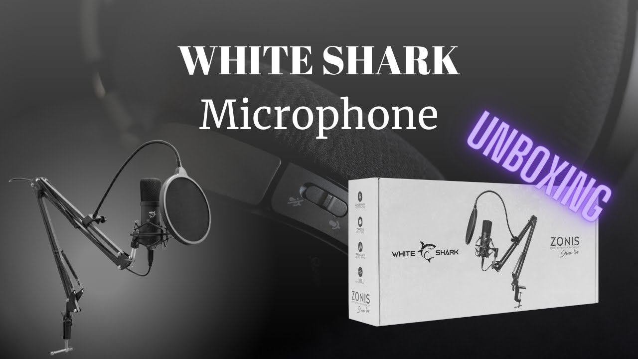 White Shark Zonis DSM-01 Unboxing & Sound Test 🎧Best Budget Microphone ...