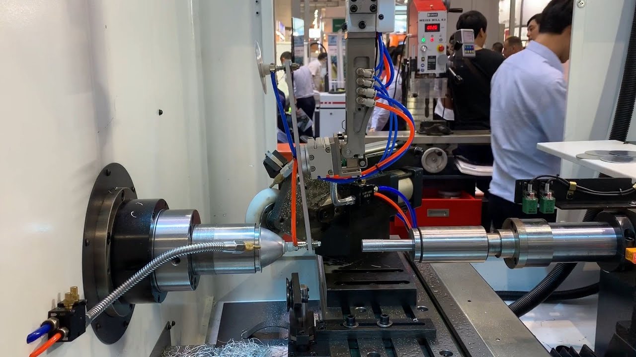 Hoston CNC Metal Spinning Machine WLL-SRS350 - YouTube