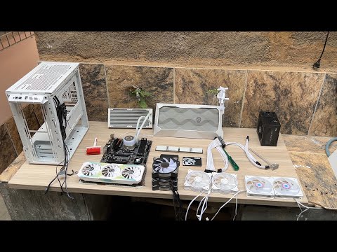 Limpando meu PC Gamer Branco - Nunca vi tanta poeira