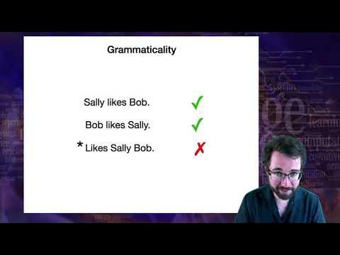 Introduction to Linguistics: Syntax 1 - YouTube