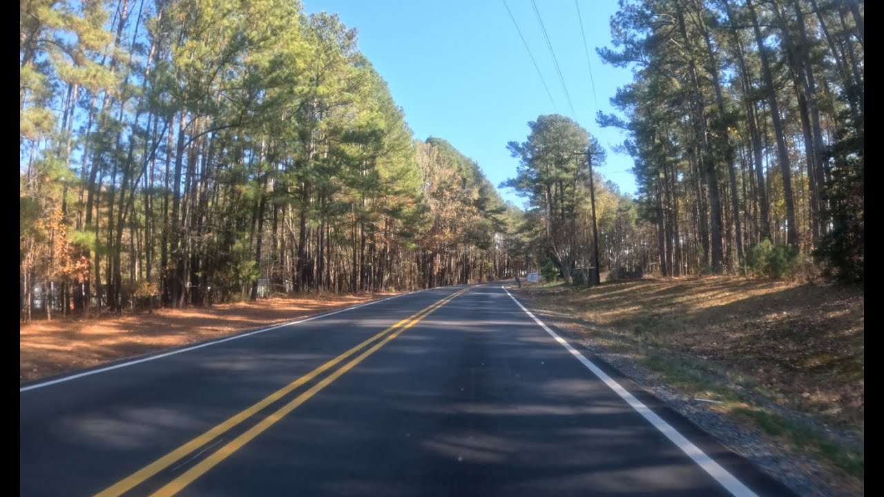 Scenic drive through back roads of North Carolina - YouTube