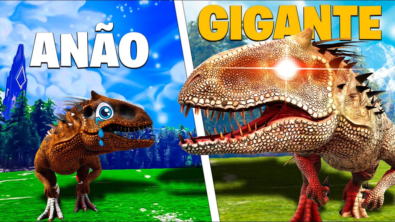 O INDOMINUS REX ANÃO FOI PRO LADO DO MAL PARA SE TORNAR GRANDE!! - YouTube