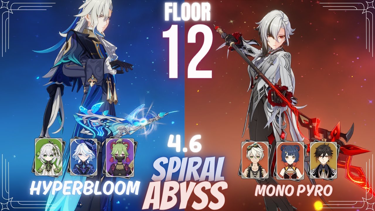 C0 NEUVILLETTE & C1 ARLECCHINO - Genshin Impact Abyss 4.6 - Floor 12 9 ...