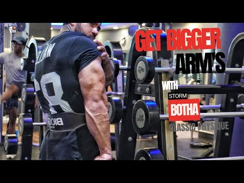 Get huge arms with me. Storm Botha, classic physique competitor. #arms ...