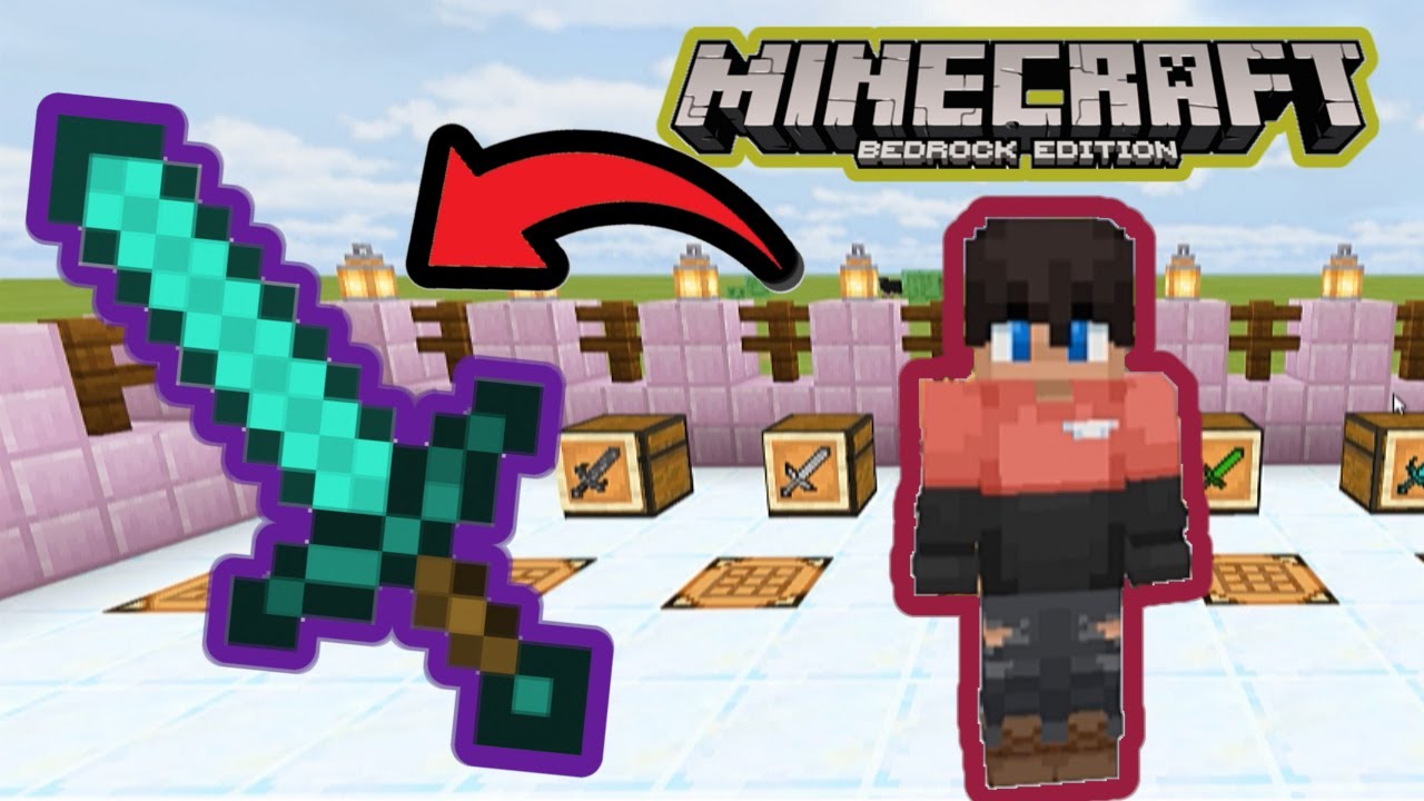 ESPADAS SUPER CHETADAS!!! PARA MINECRAFT BEDROCK WINDOWS EDITION (Addon ...