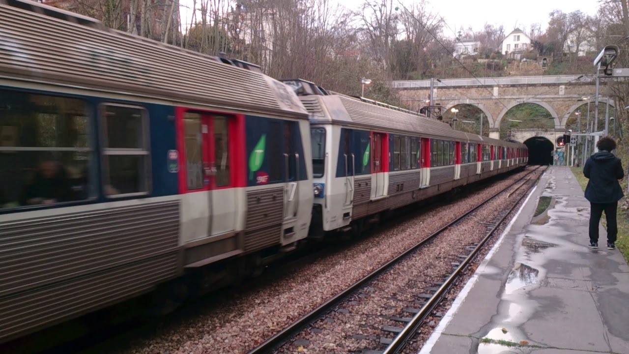Ligne L et U du transilien Sèvres Ville d' Avray - YouTube