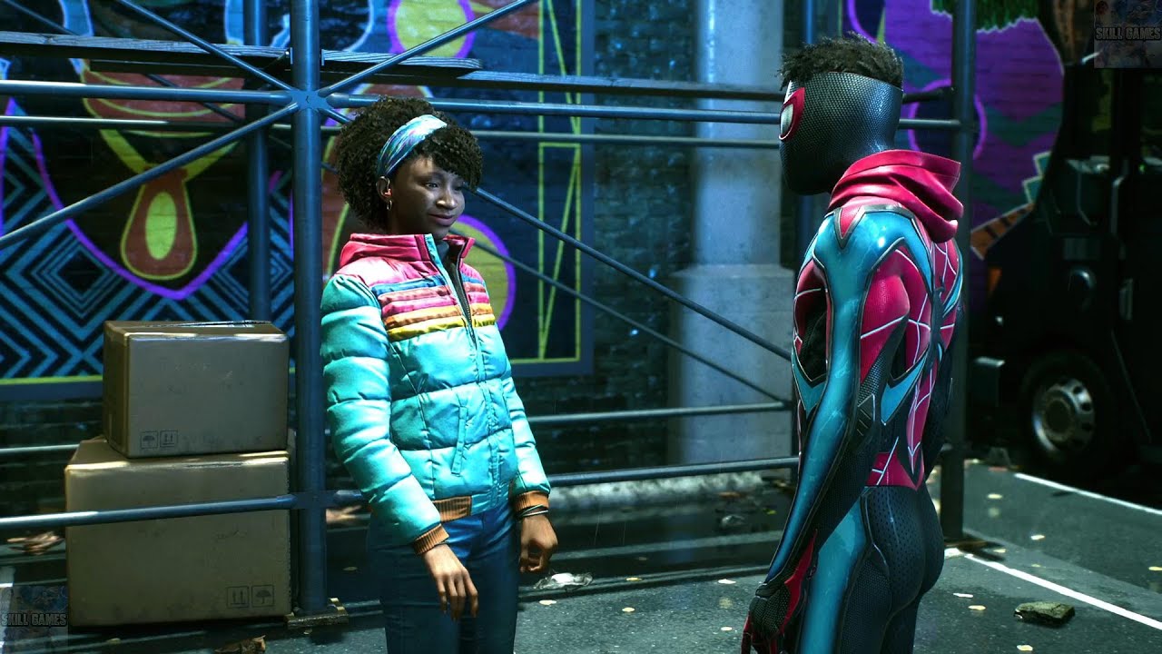 SPIDER MAN 2 MILES ASKS HAILEY ON A DATE - YouTube
