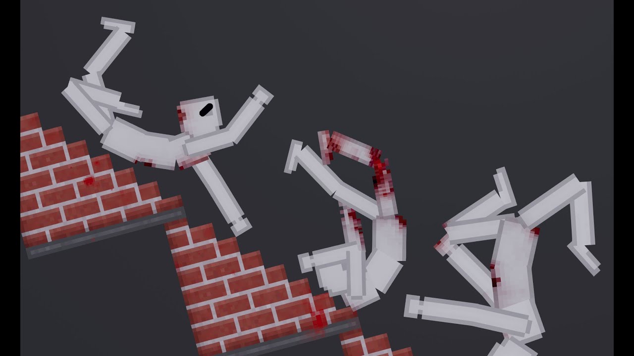 Humans Falling Down The Stairs In People Playground (3) - YouTube