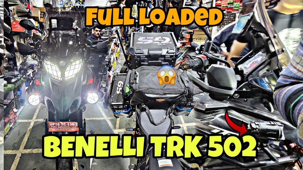 BENELLI TRK 502 Heady Loaded Touring Ready Modification | Crash Guard ...