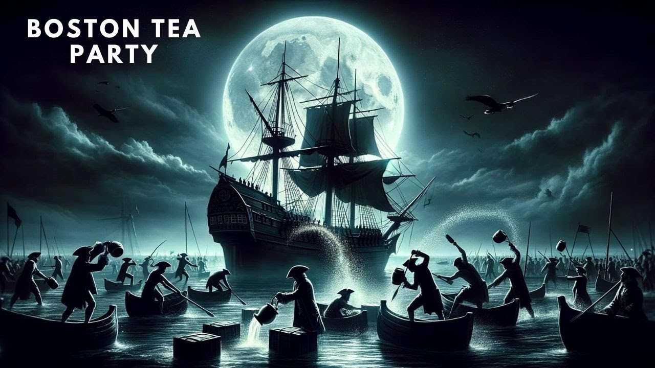 The Boston Tea Party: A Spark in the Night | 3-Minute History - YouTube