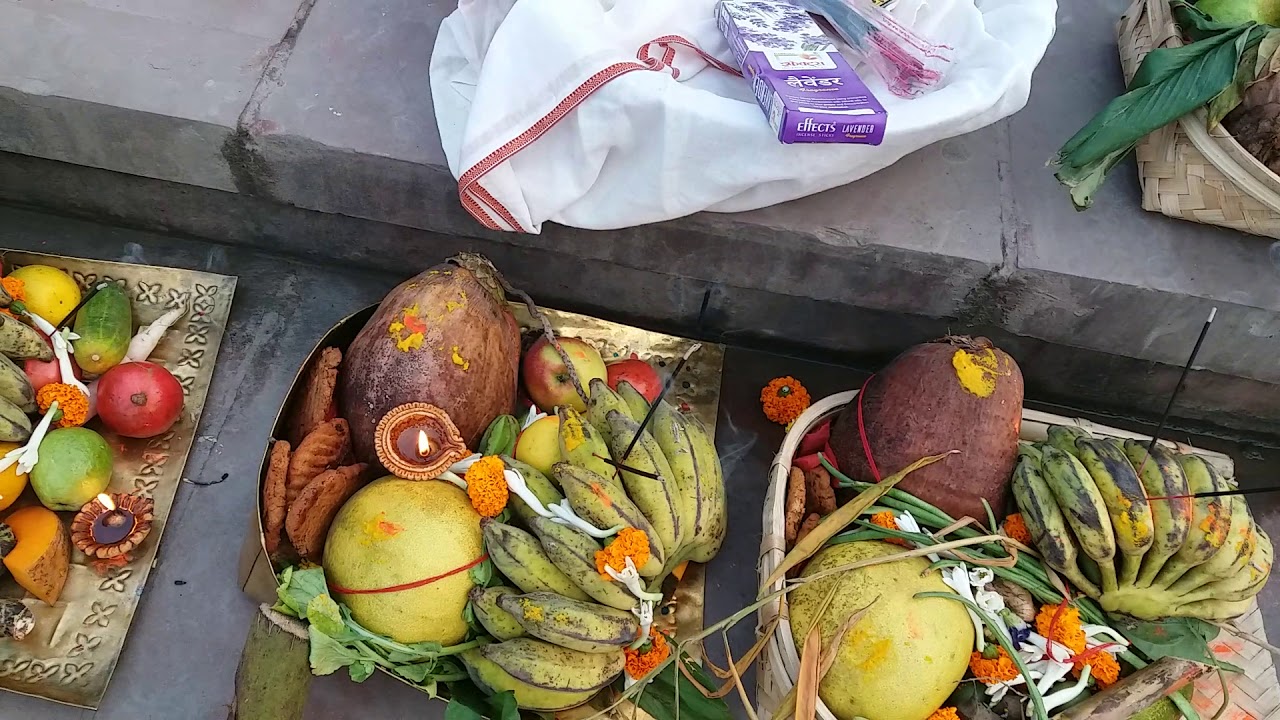 Chhath Puja 2018 at Ratnehwar Ghat Shyamnagar - YouTube