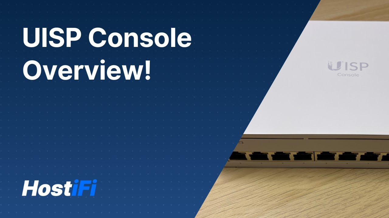 UISP Console Overview! (+Adopting to HostiFi) - YouTube