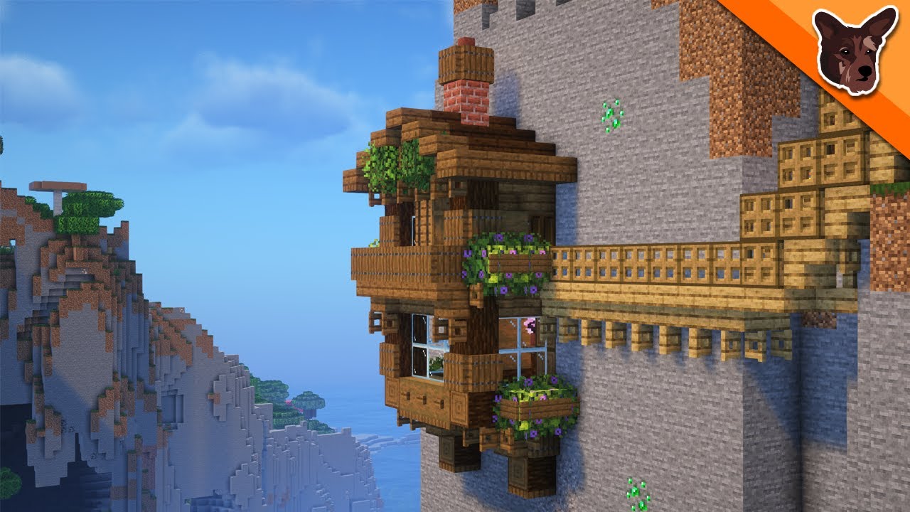 Minecraft | How to build a Mountain Base - YouTube