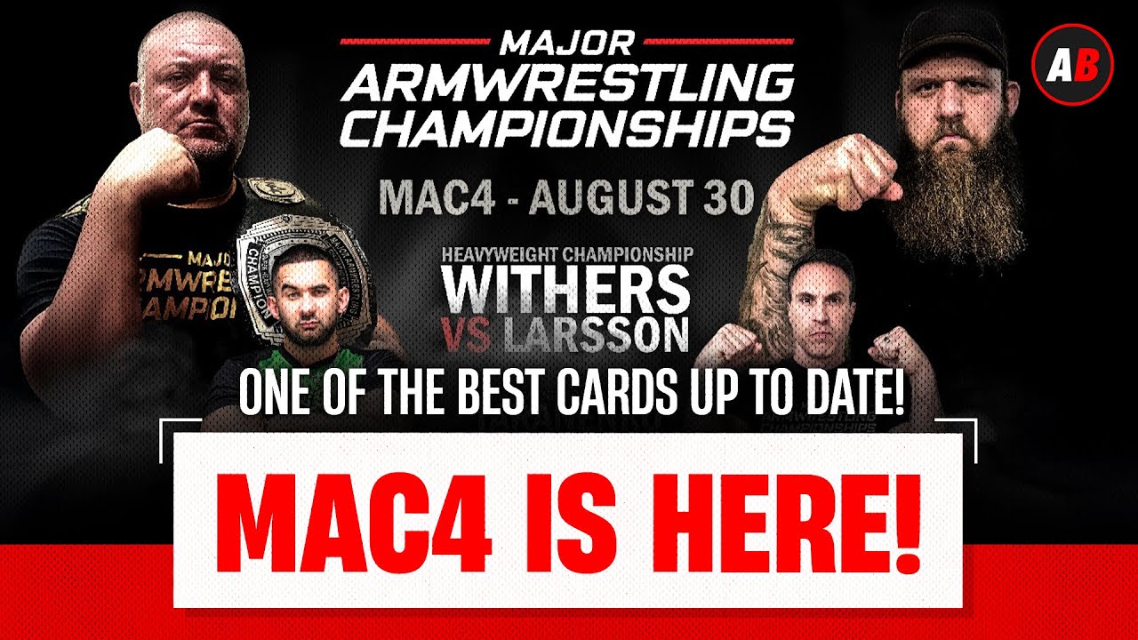 MAC4 ARMWRESTLING EVENT! ft. Fillip Larsson/Coach Ray/Milo Larratt ...