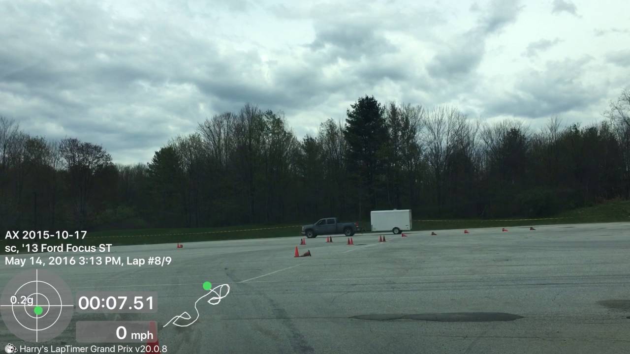 SCCV autox3 run 8 - YouTube