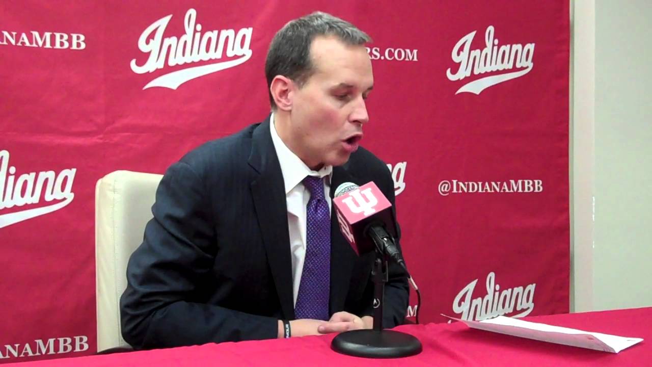 Chris Collins reacts to loss at Indiana - YouTube
