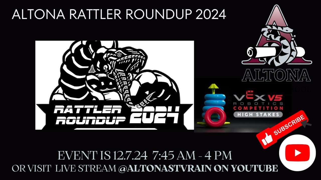 Altona Rattler Roundup Robotics Tournament - 3.0 - YouTube