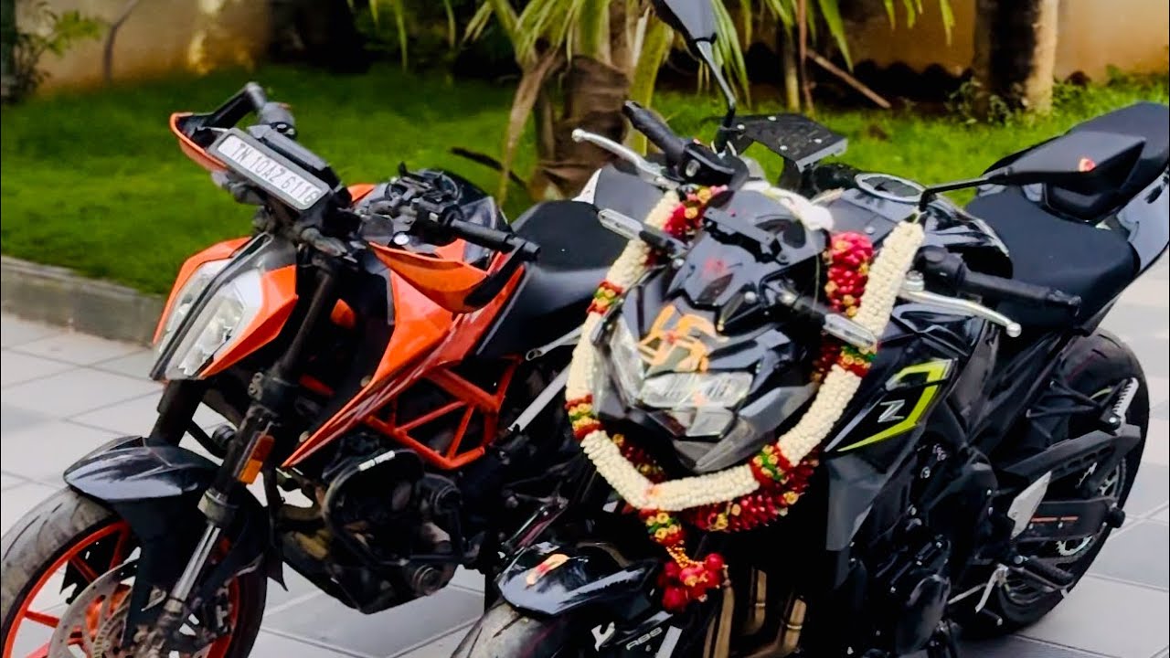 New bike pooja at temple & home 🙏🛕#z900 #lekigoswami - YouTube