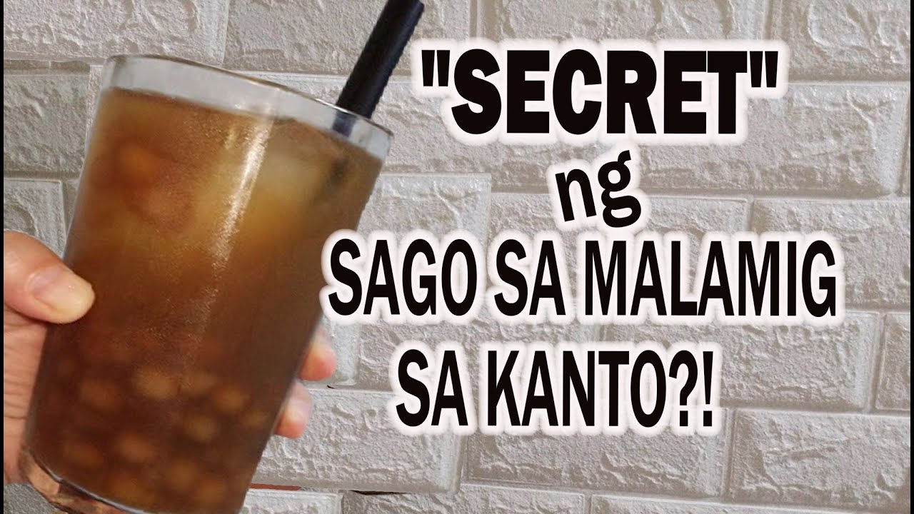Masarap Sago sa Malamig Alamin ang Secret Nila | Pang-Negosyo Recipe ...