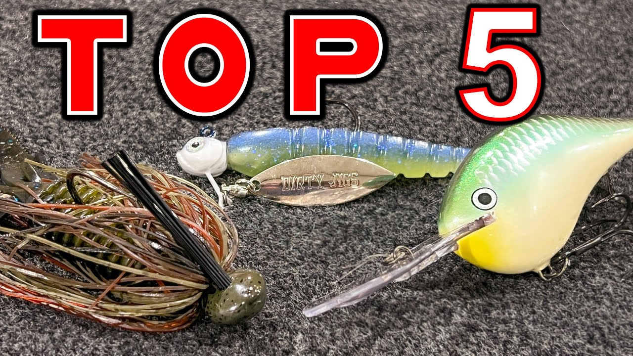 Top 5 Baits For November Bass Fishing! - YouTube