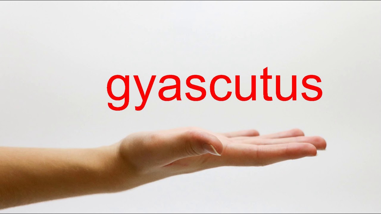 How to Pronounce gyascutus - American English - YouTube