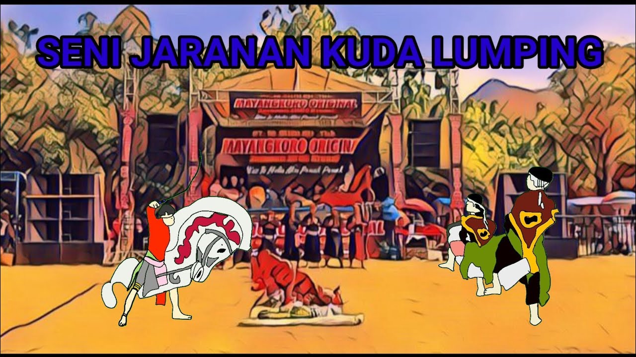 kuda lumping mayangkoro animasi - YouTube