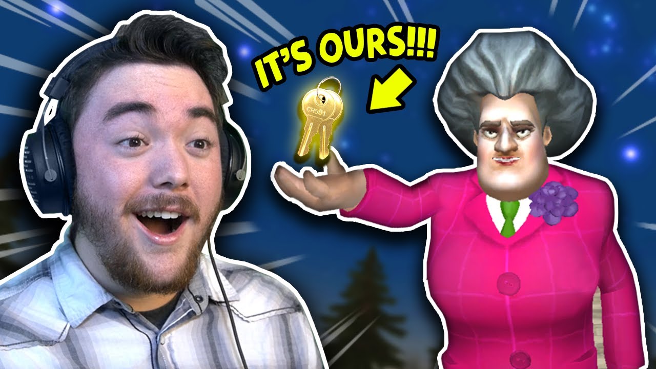 Hello Neighbor's SISTER just GAVE US HER HOUSE!!! | Scary Teacher 3D ...