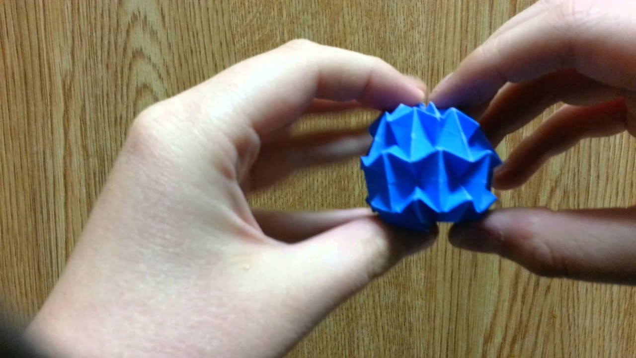 How To Make A Origami Mini Magic Ball Easy Origami Bild: Origami Magic