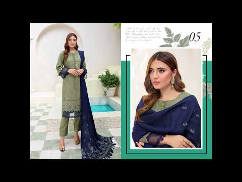 Chantilly De Lace Embroidered Dhanak By Aalaya #beautiful Super Star Model #humtv #live #kaawaalaa