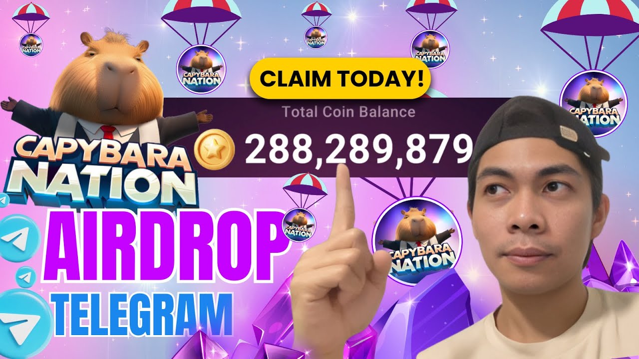 Claim CAPYBARA Nation Airdrop on Telegram - HUGE UPDATE!!! - YouTube