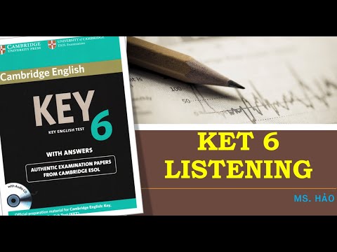 KET 6 | TEST 1 | LISTENING | CAMBRIDGE | ENGLISH WITH HAOHAO CHANNEL ...