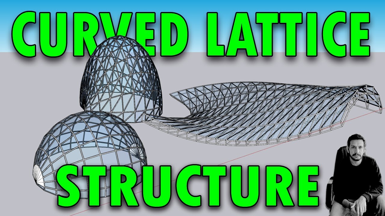 How to Make Complex GLASS STRUCTURES in SketchUp - YouTube