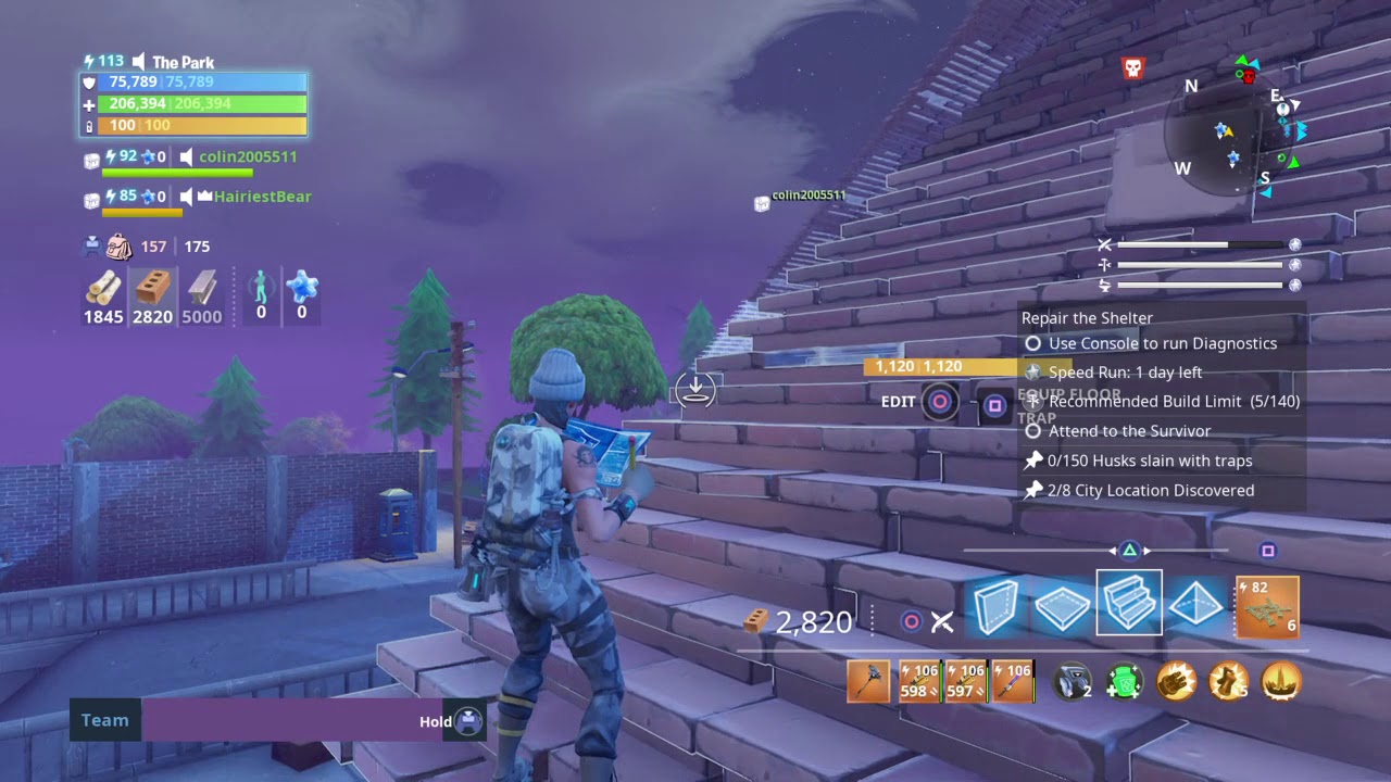 Fortnite massive pyramid build - YouTube