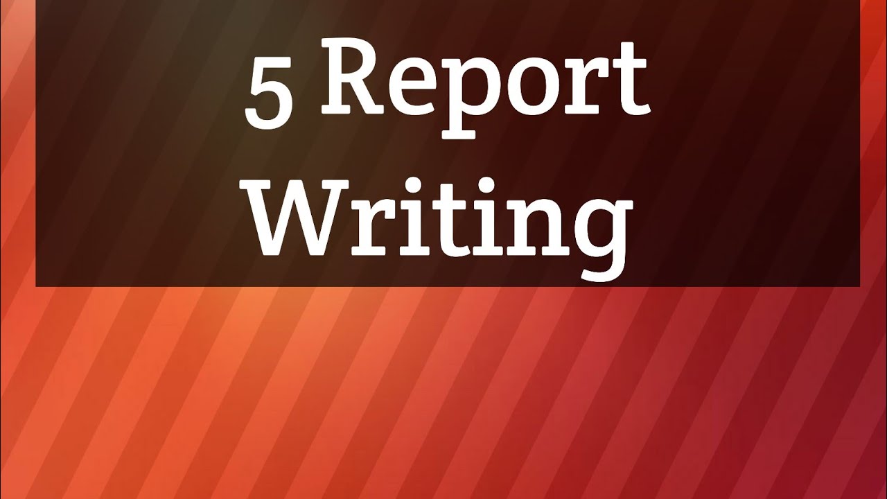 Most important 5 Report Writing For HSC-2020| MIH Farhad| HSC English ...