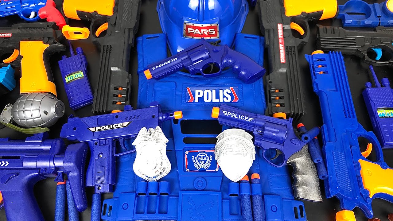 The Best Police Toy Guns and Equipments - Rifles and Pistol - Police ...
