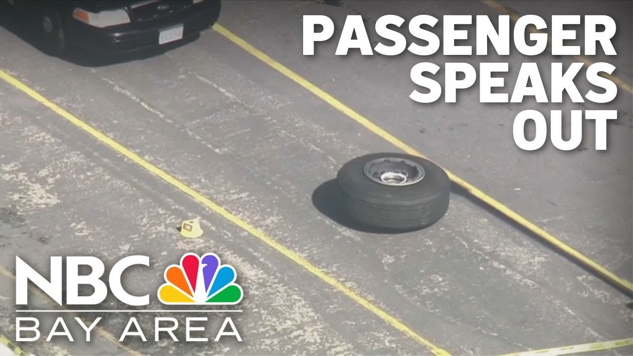 Passenger on United plane that lost wheel describes experience - YouTube