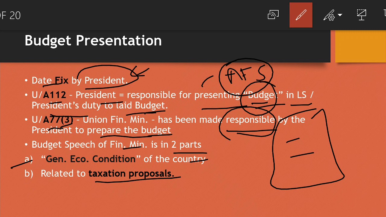 Budget process in India Part 1 | Union Budget in Simplified Manner ...