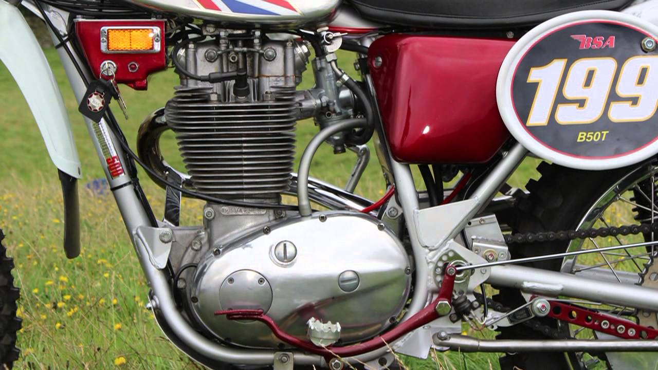 Classic Motorcycles 1971 BSA B50T - YouTube