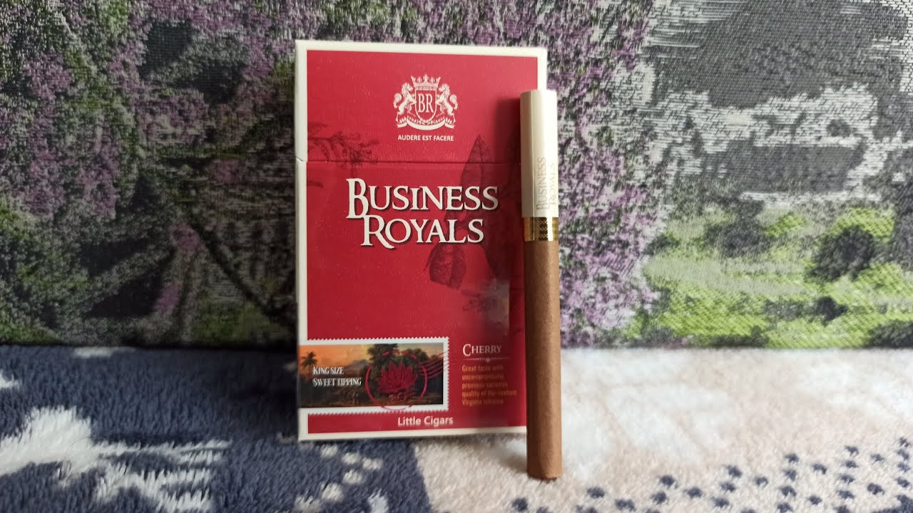 Сигареты Business Royals Cherry - YouTube