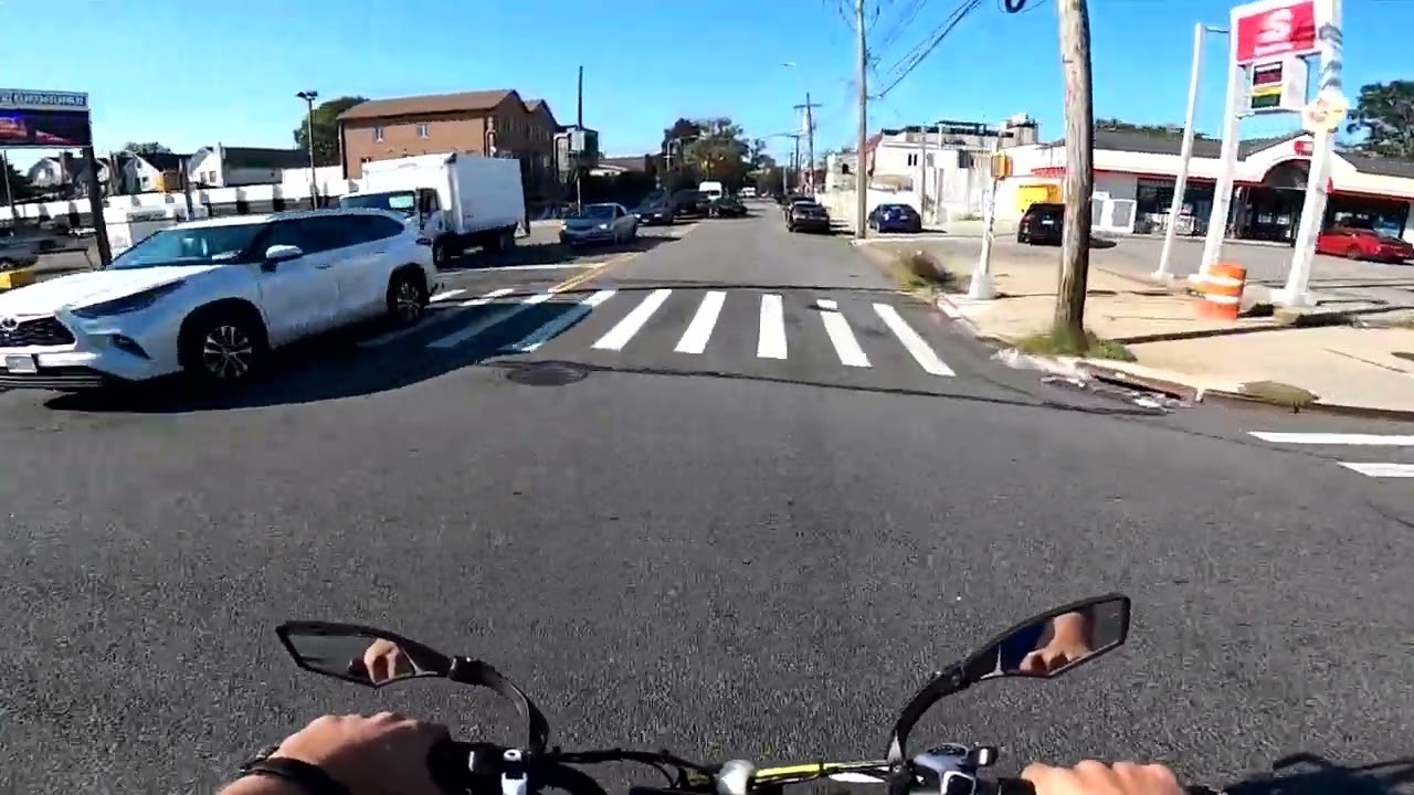 Idiot driving on wrong side of road to get to gas station 9/15/2022 - YouTube