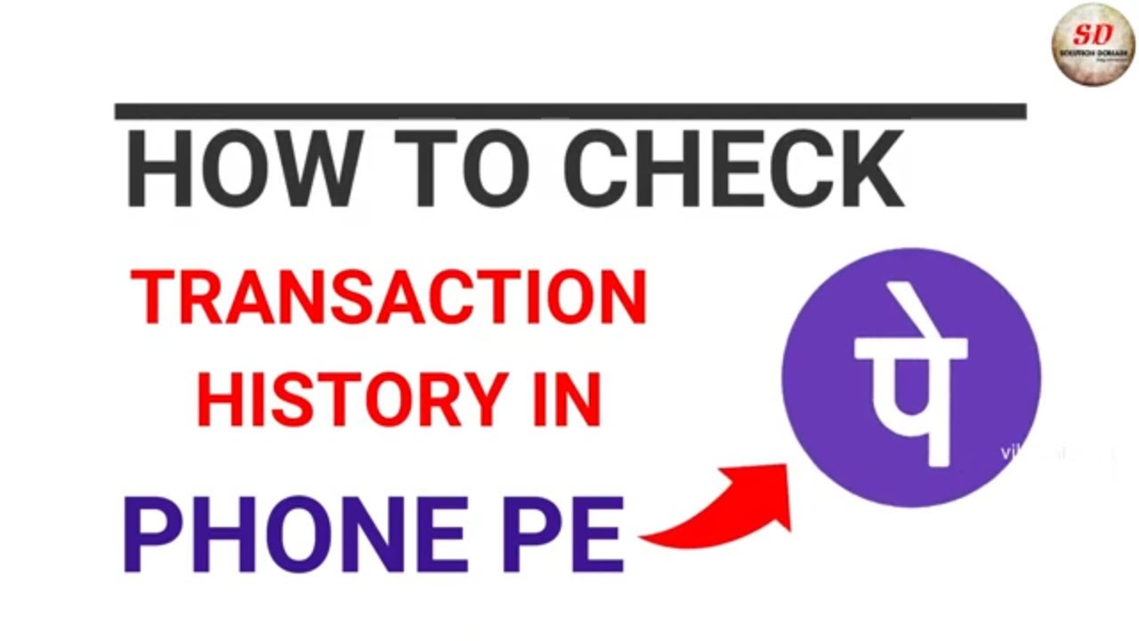 How To Check Transaction History In Phone Pe 2020 YouTube How To Check Transaction History In Phone Pe 2020 YouTube