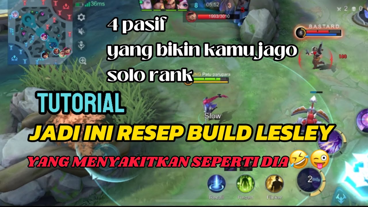 TUTORIAL LESLEY TERBARU DENGAN 4PASIF + BUILD RECEH MENYAKITKAN - YouTube