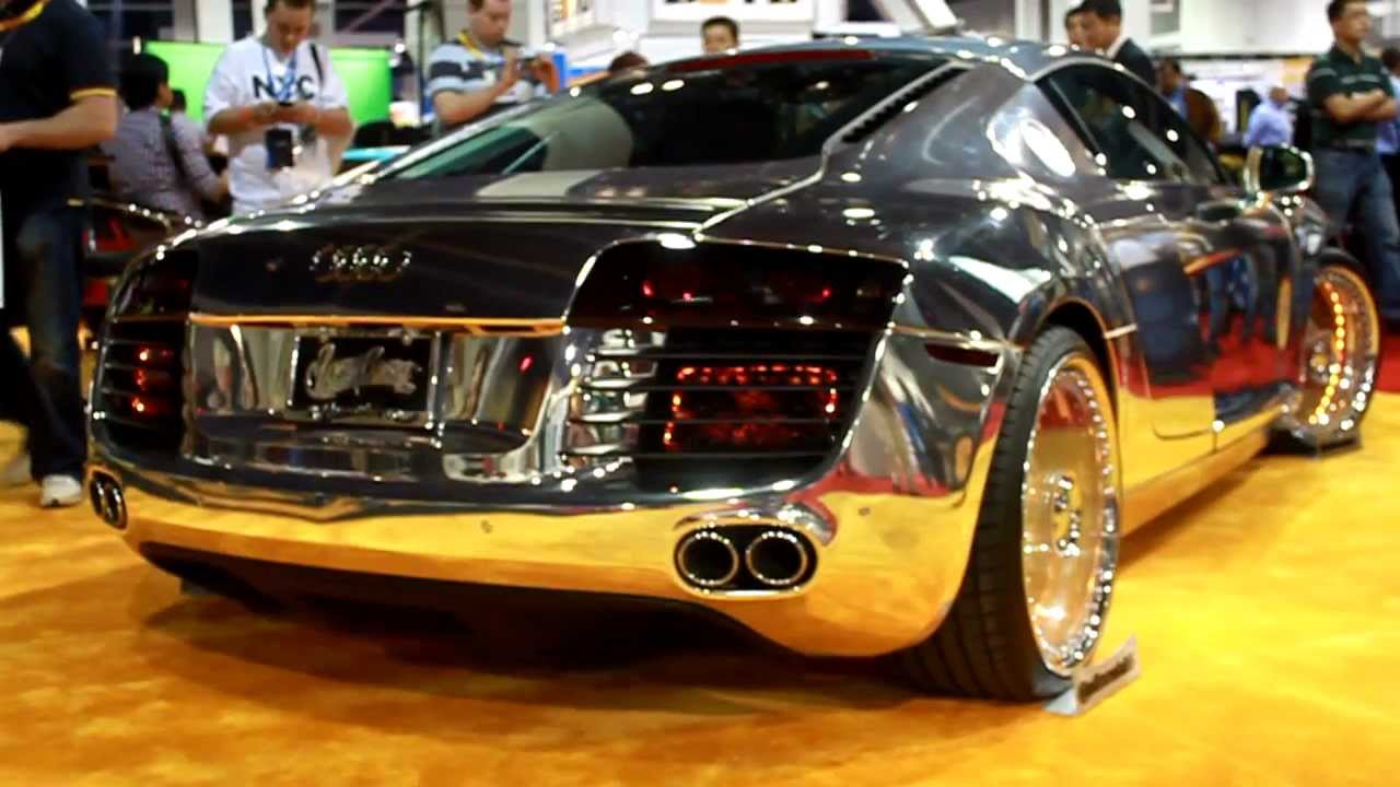 Chrome Audi R8 at SEMA 2011 - YouTube
