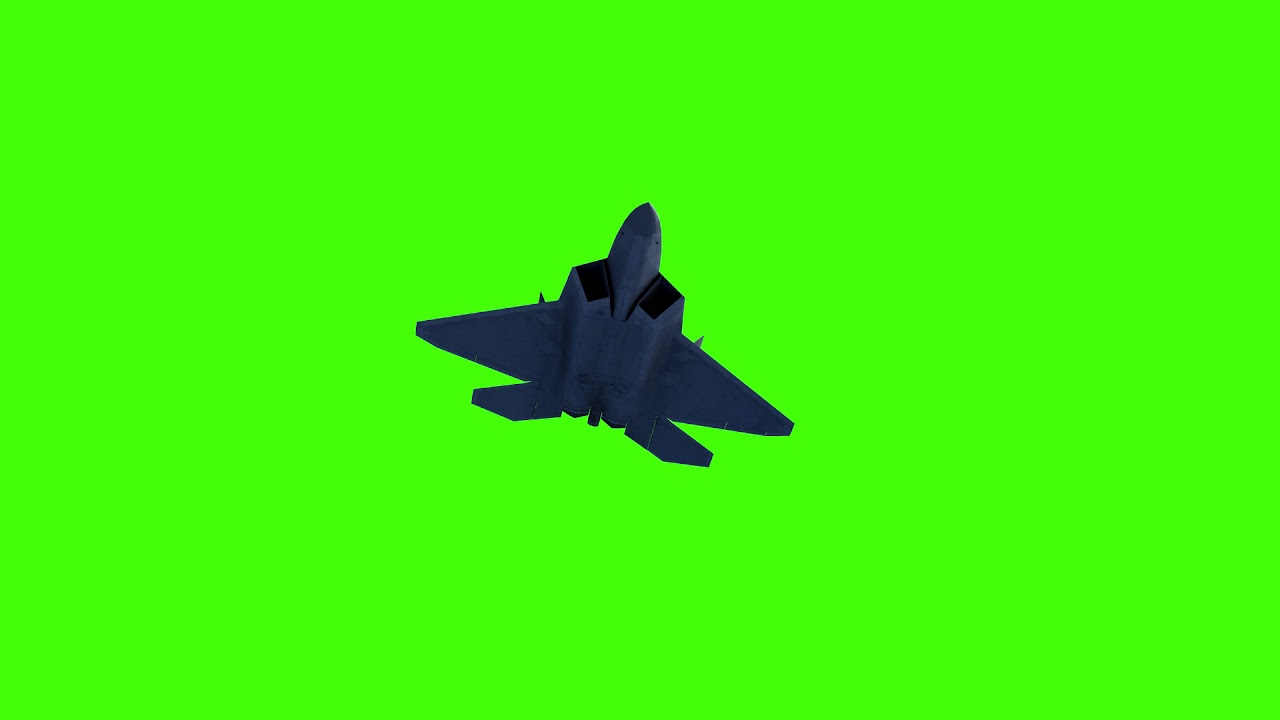 F12 AIRJET GREEN SCREEN ANIMATION - YouTube
