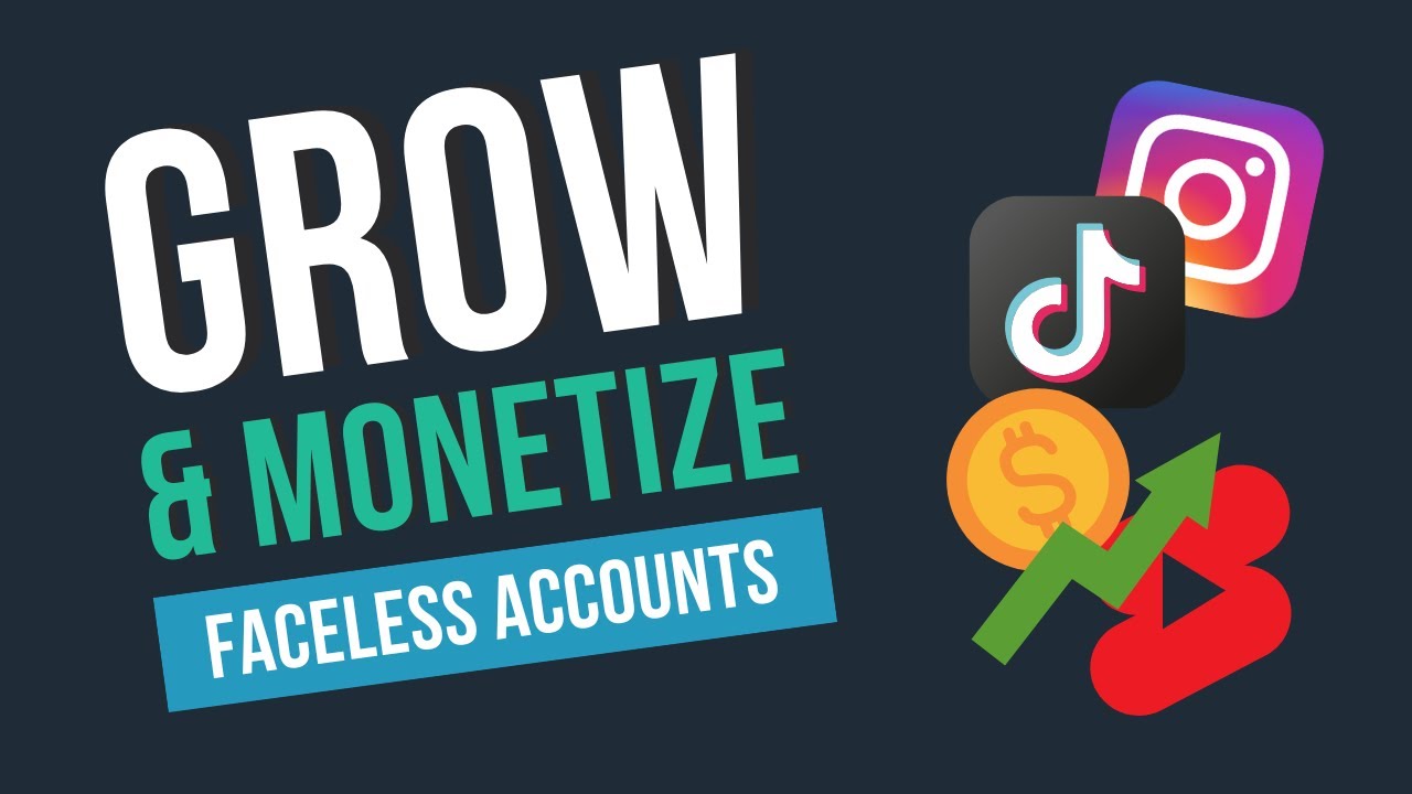 How to Grow and Monetize Faceless Social Media Accounts - YouTube