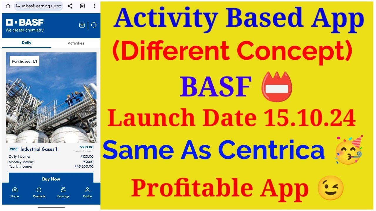 BASF Activity Based App details in Tamil 😊 Same as Centrica App.. New ...
