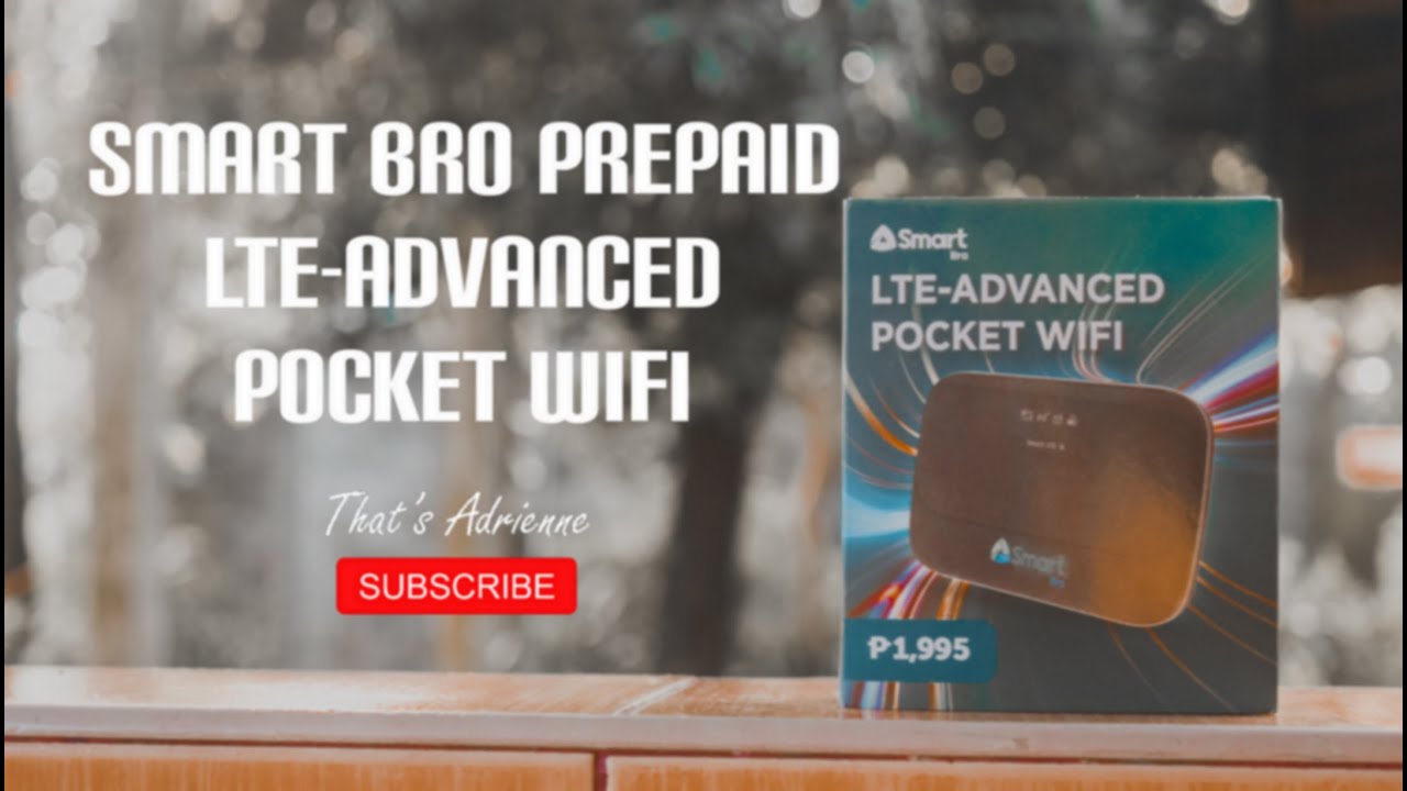 Quick Look! Newest Smart Bro Prepaid LTE-Advanced Pocket WiFi - YouTube