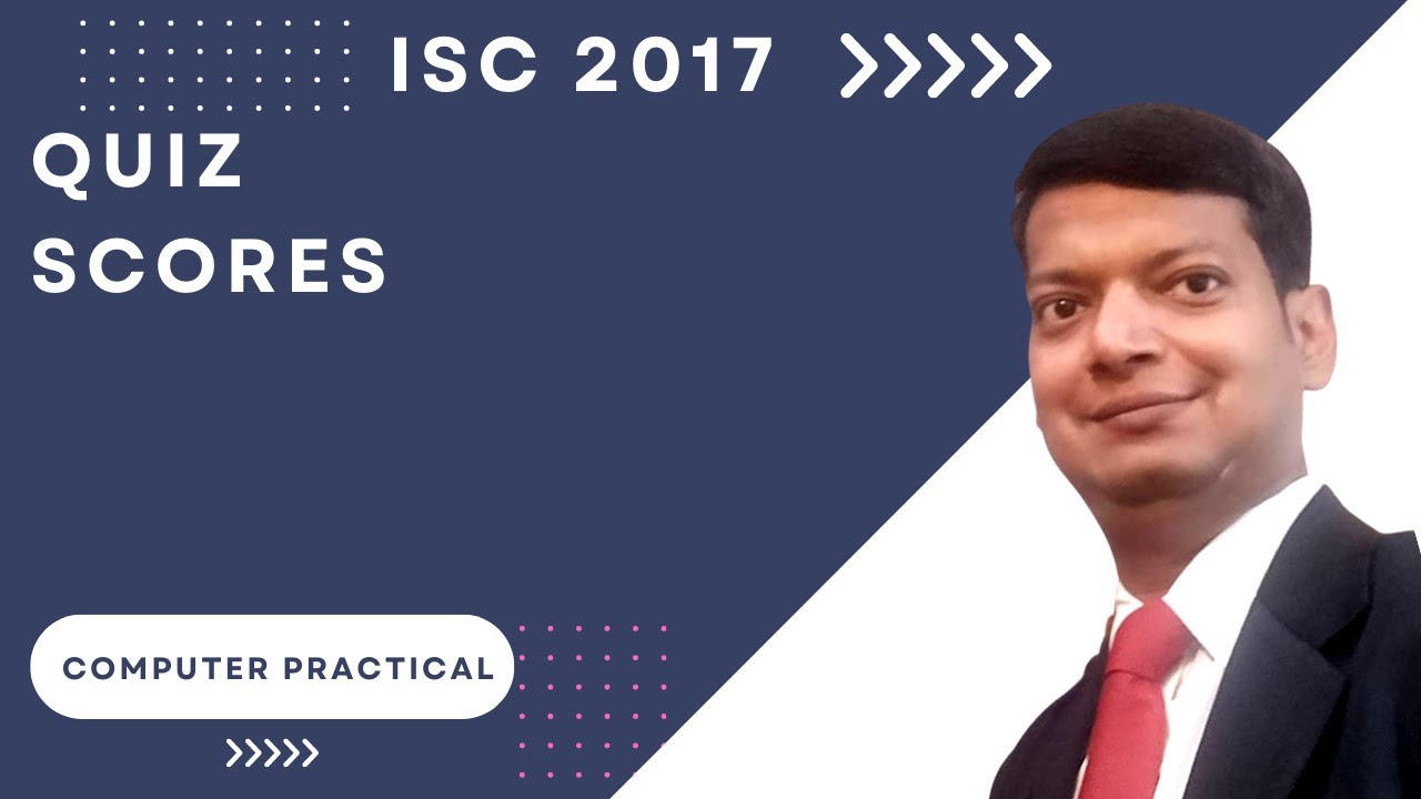 Quiz Scores | ISC Computer Science Practical 2017 | Q2 | SOLVED | Java ...