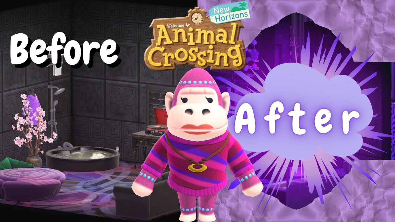 ACNH: Violet's Island Home Build (No Commentary) - YouTube